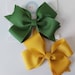 Fall Hair Bow Solid Color Hair Bow Autumn Colors Hair Bows - Etsy