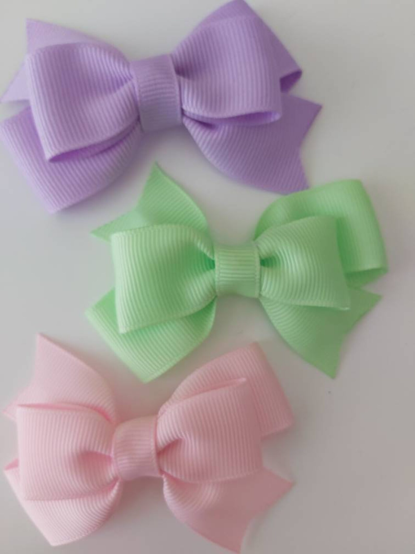 Solid Color Hair Bows Pastel Color Hair Bow Baby Hair Bow - Etsy