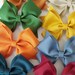 Fall Hair Bow Solid Color Hair Bow Autumn Colors Hair Bows - Etsy