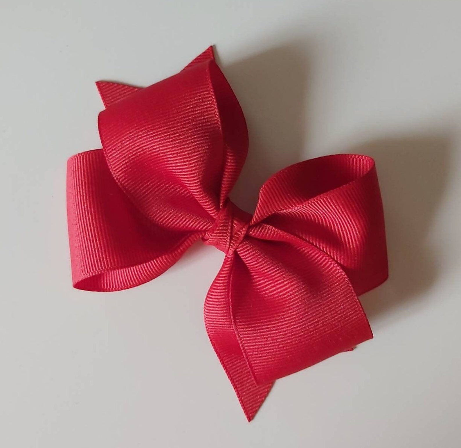 CHOOSE YOUR STYLE Hair Bow Red Hair Bow Solid Color Hair - Etsy