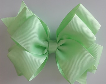 Green Hair Bow | Etsy
