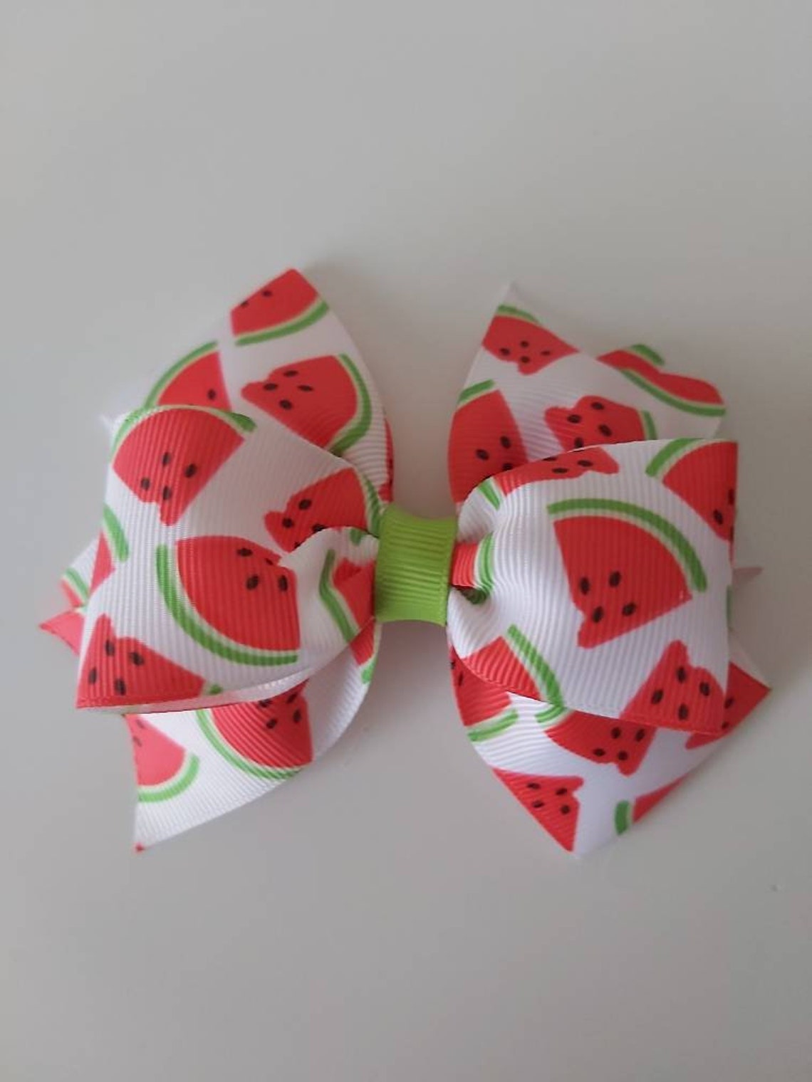 Watermelon Hair Bow Watermelon Hair Clip Watermelon - Etsy