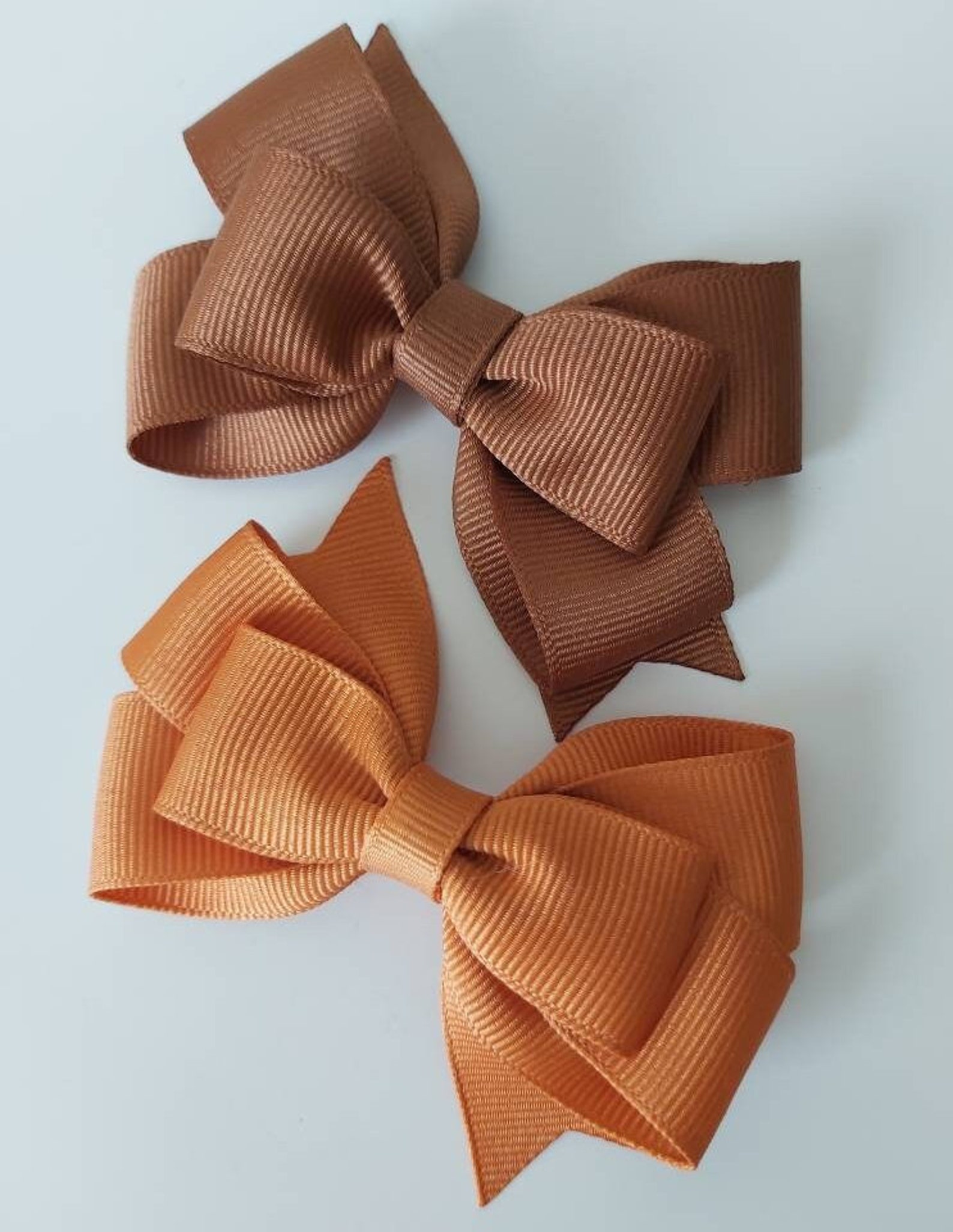 Fall Color Hair Bows Solid Color Hair Bow 3 Inch Hair Bow - Etsy
