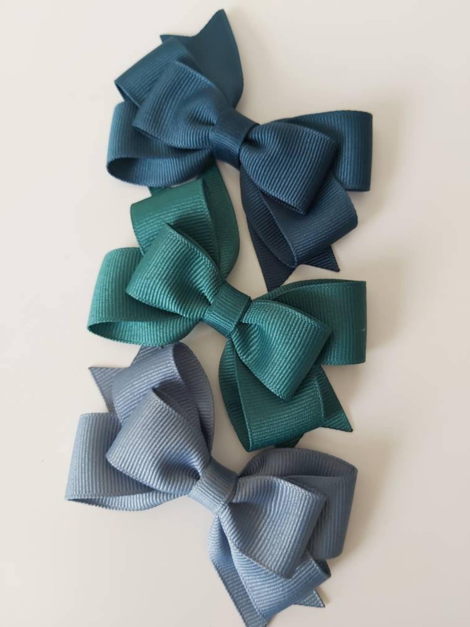 Fall Color Hair Bows Solid Color Hair Bow 3 Inch Hair Bow - Etsy