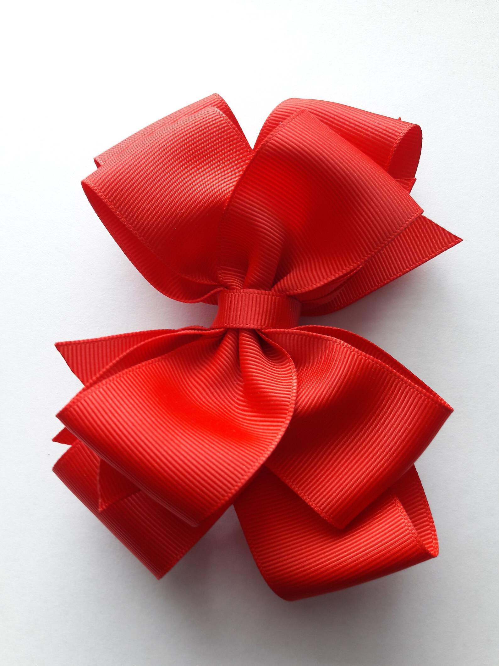 Red Hair Bow Large Red Hair Bow 5 Inch Hair Bow Hair Bows | Etsy