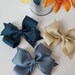 Fall Hair Bow Solid Color Hair Bow Autumn Colors Hair Bows - Etsy