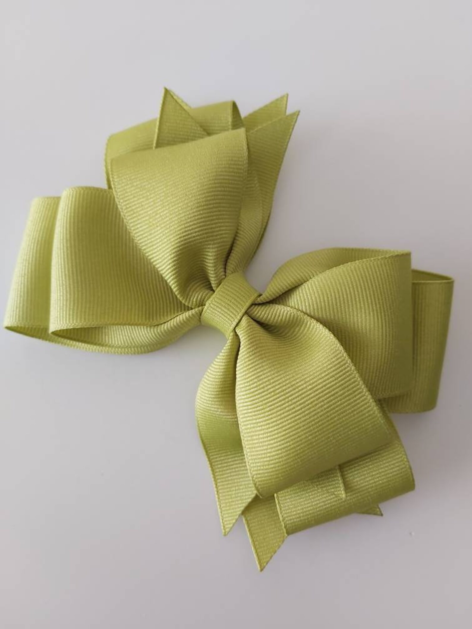 Pistachio Color Hair Bow 5 Inch Hair Bow Green Hair Bow - Etsy