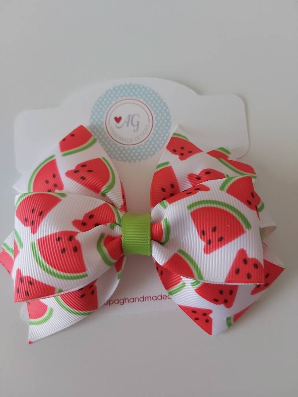 Watermelon Hair Bow Watermelon Hair Clip Watermelon - Etsy