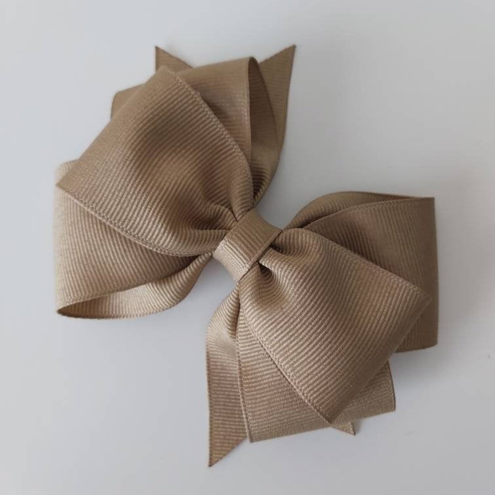 Solid Color Hair Bows Khaki Hair Bow Natural Tan Hair Bow 4 - Etsy