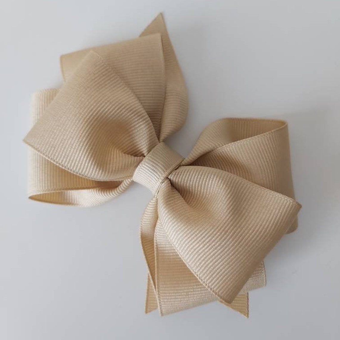 Solid Color Hair Bows Khaki Hair Bow Natural Tan Hair Bow 4 - Etsy