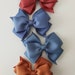 Fall Hair Bows Solid Color Hair Bows Autumn Hair Bows - Etsy