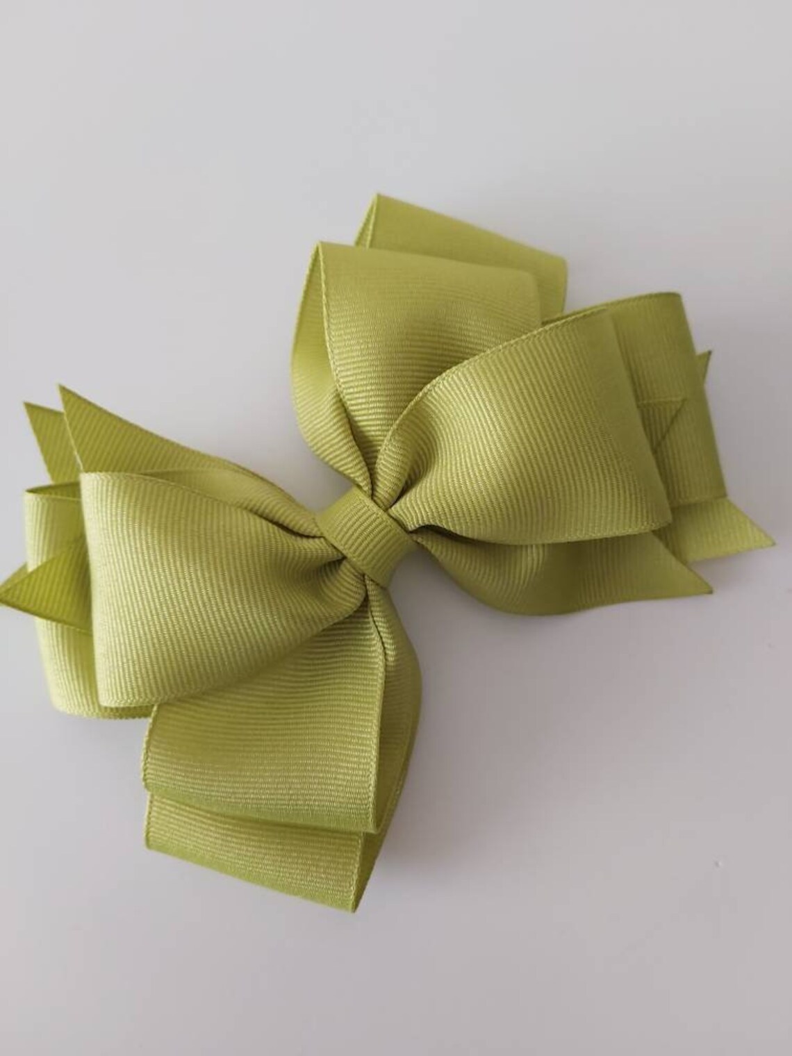 Pistachio Color Hair Bow 5 Inch Hair Bow Green Hair Bow - Etsy