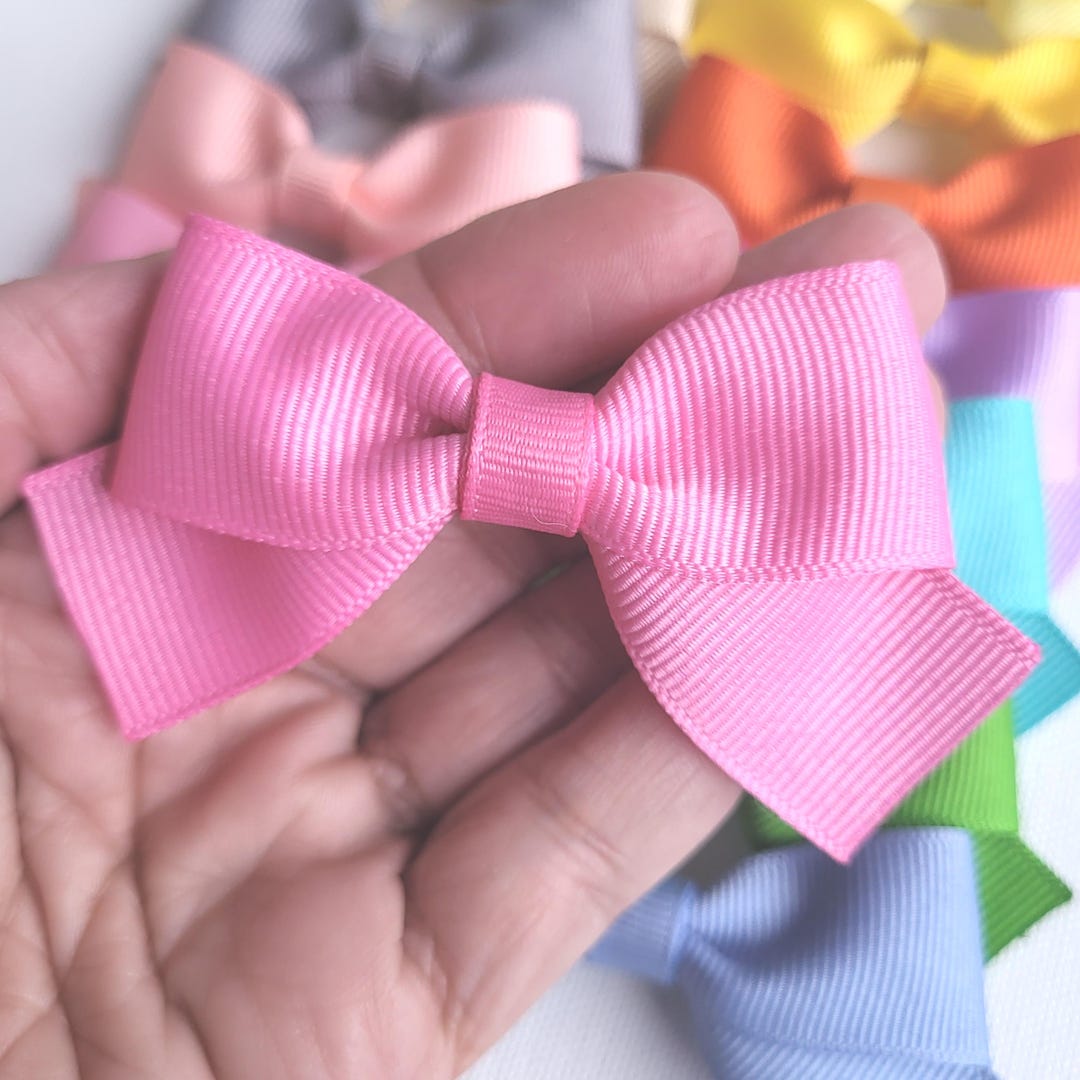 Coquette Hair Bows, Small Coquette Hair Bows, Small Hair Bows, Ribbon ...