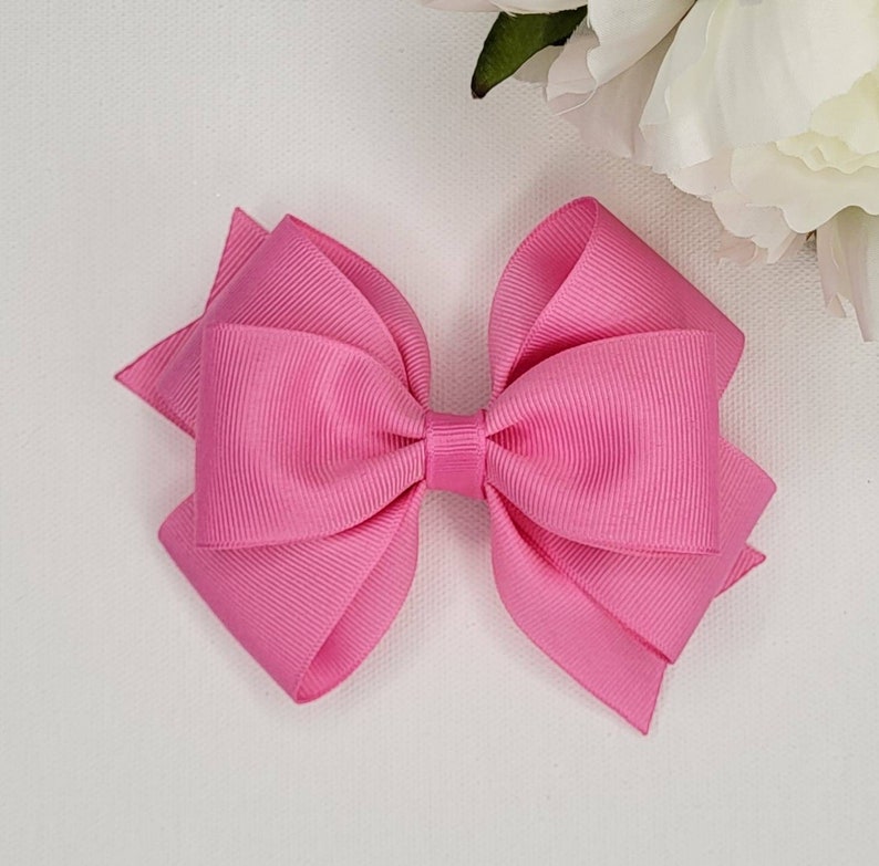 CHOOSE YOUR STYLE Hair Bows Pixie Pink Hair Bow Pink Hair - Etsy