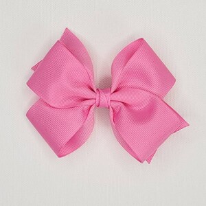 CHOOSE YOUR STYLE Hair Bows, Pixie Pink Hair Bow, Pink Hair Bow, Spring ...