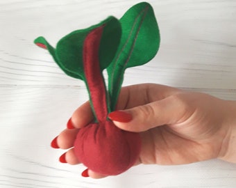 Stuffed Beet Toy - Etsy