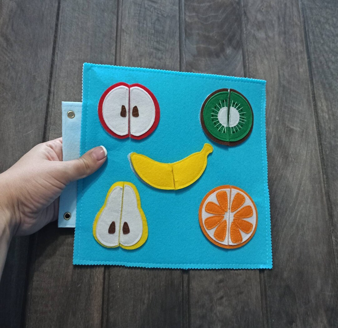 Felt Montessori Quiet Book Page - Etsy