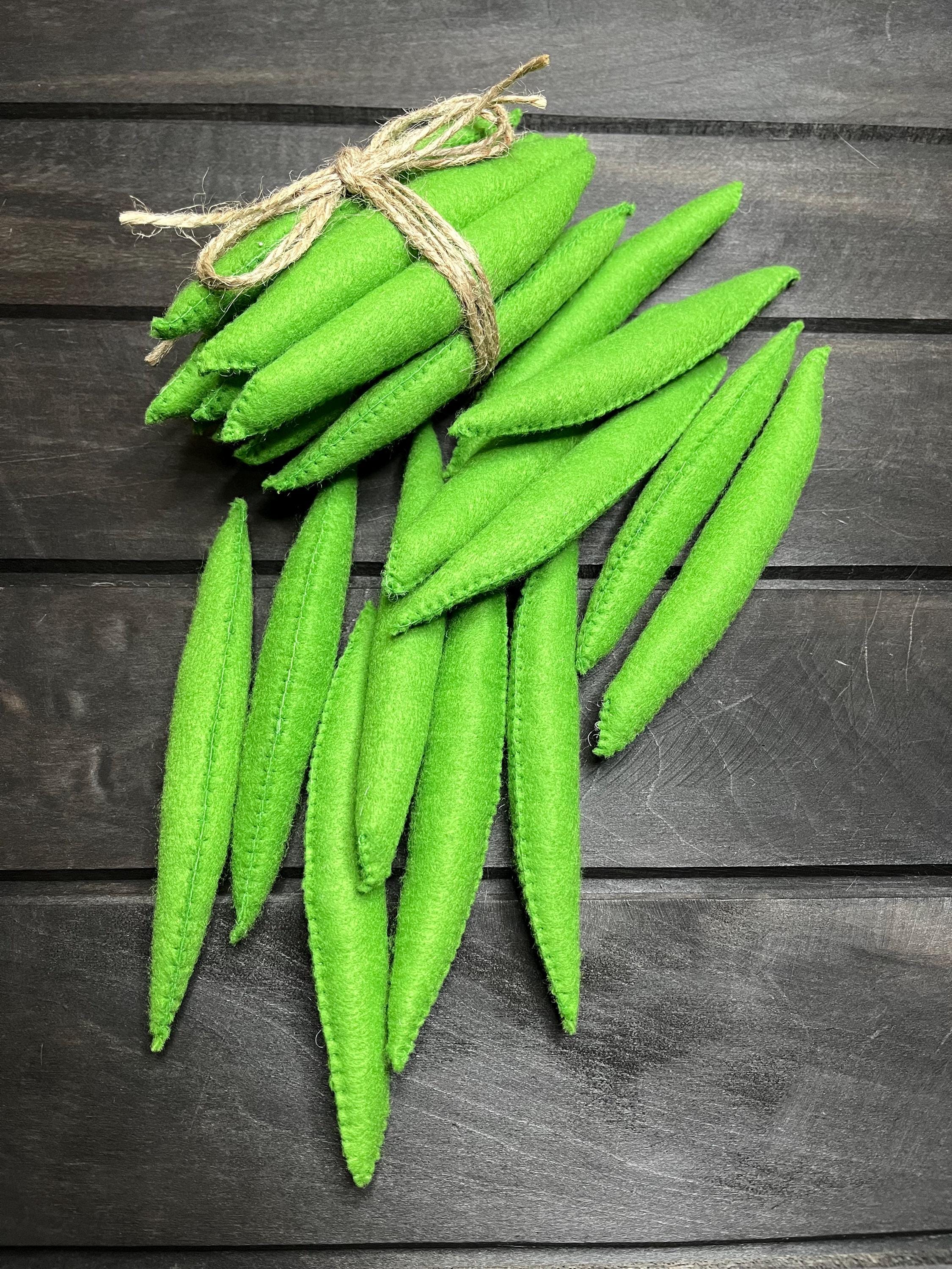 1 Felt Bean Pretend Play Food - Felt Vegetable - Fun Play Food for ...