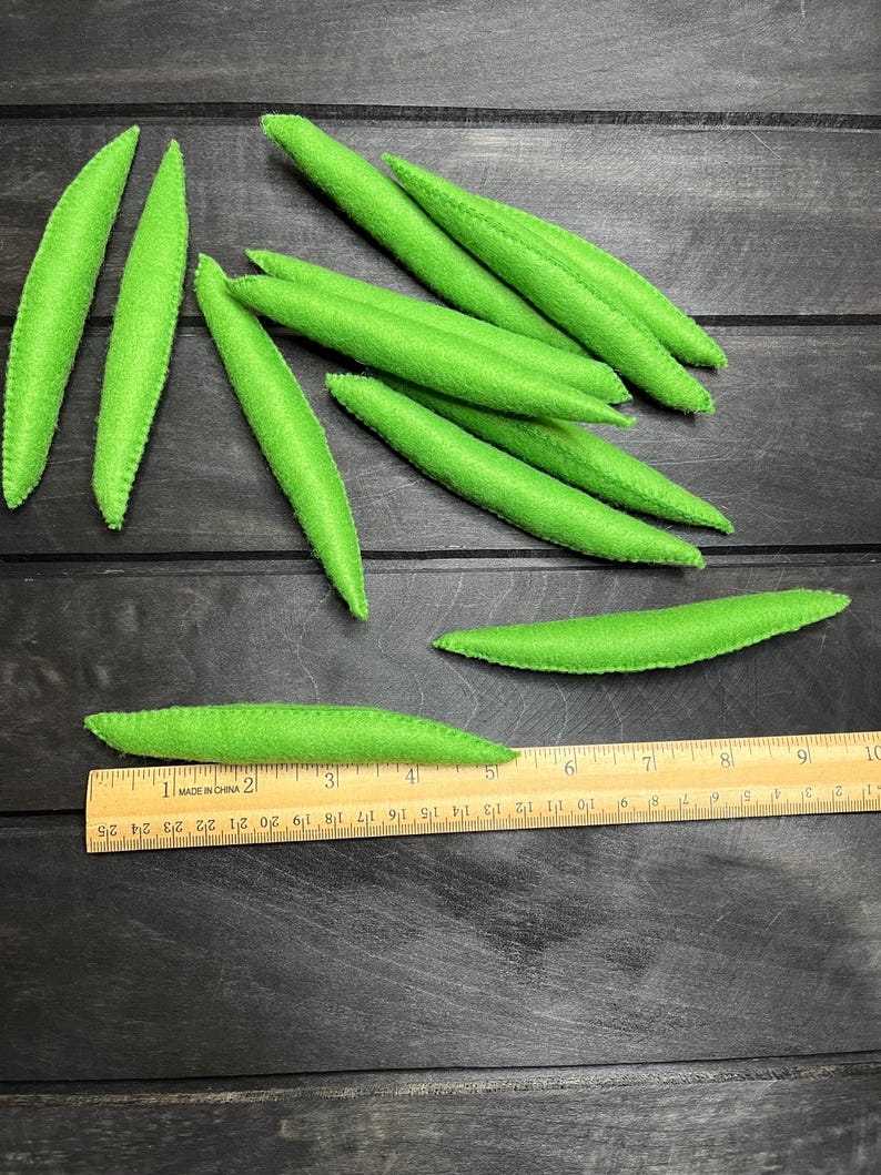 1 Felt Bean Pretend Play Food - Felt Vegetable - Fun Play Food for ...