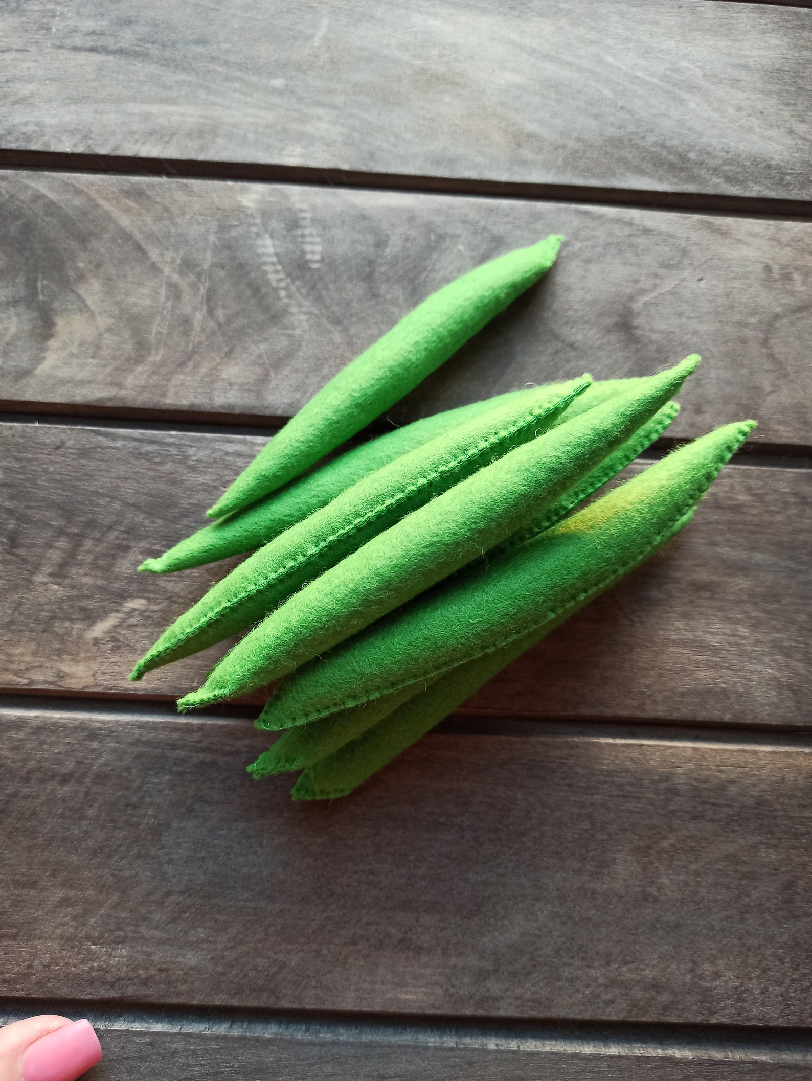 Felt Beans Play Food Set 10 Pieces for Kids Pretend Play Fun Play Food ...