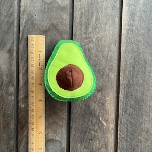 Felt Avocado for Pretend Play - Kids Felt Food Vegetable - Handmade ...