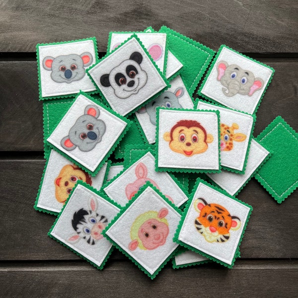 Felt Memory Game - Etsy