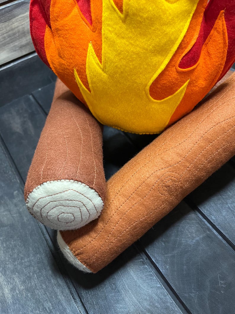 Felt Campfire Set for Kids - Camping Toys, Gifts for Kids, Felt Logs ...