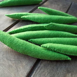 Felt Beans Play Food Set 10 Pieces for Kids Pretend Play Fun Play Food ...