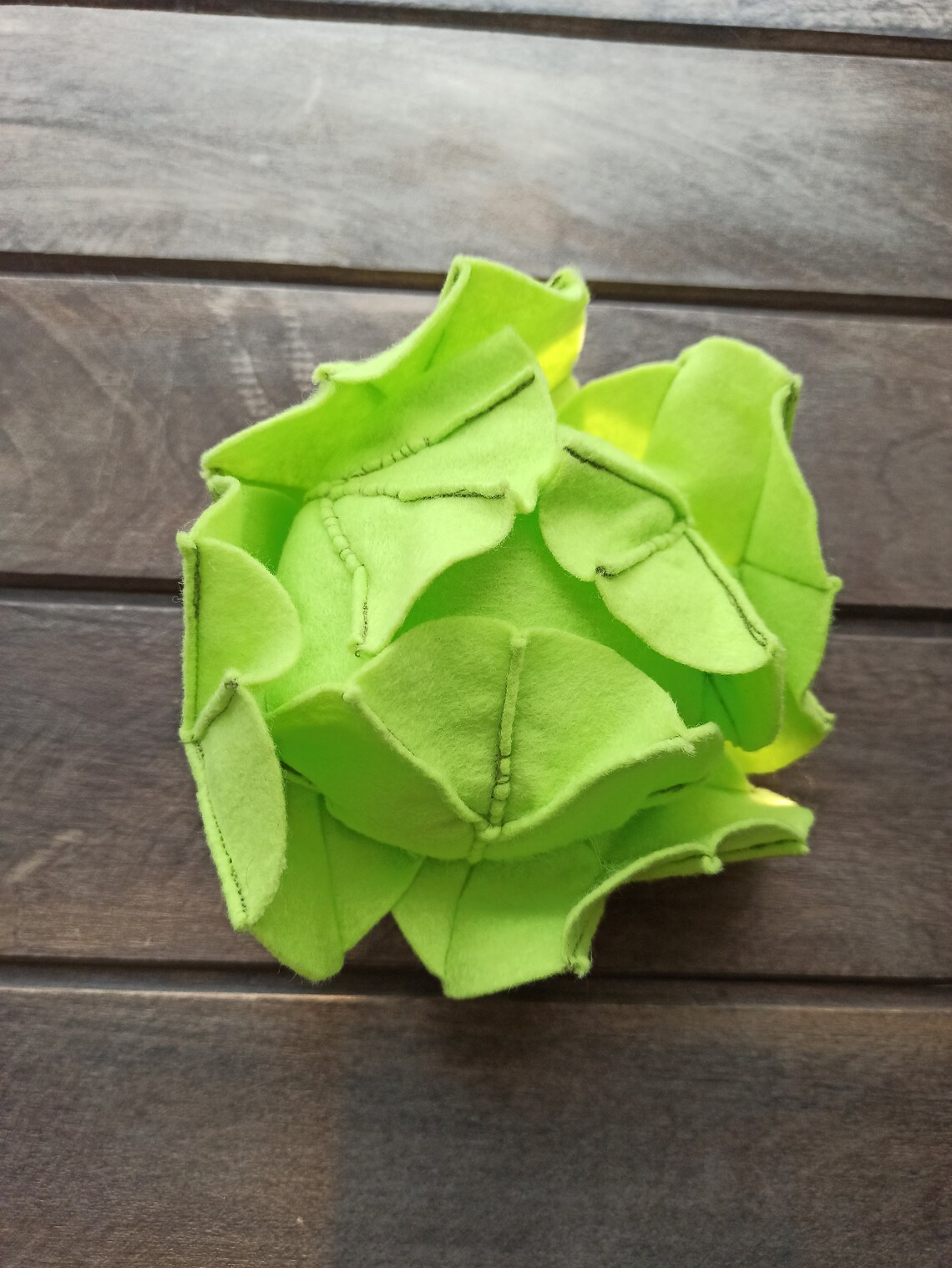 Felt Cabbage Play Food: Handmade Toy for Pretend Play Kitchen - Etsy