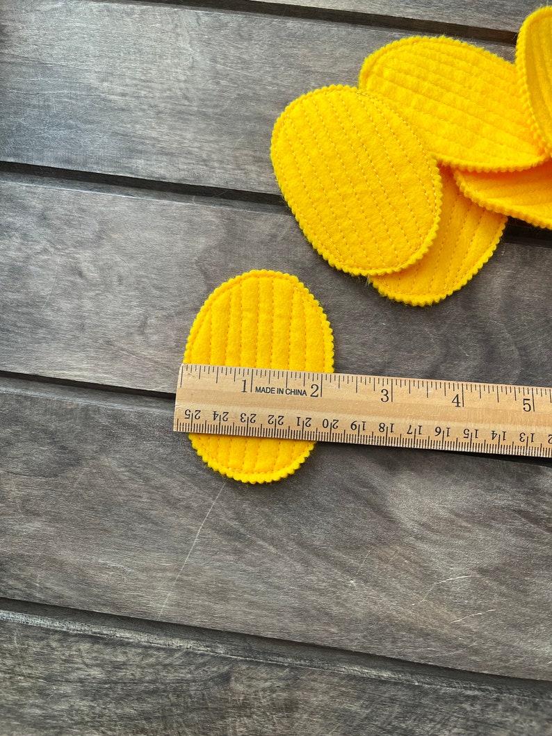 Felt Potato Chips Set - Pretend Play Kitchen Vegetable Snack Toy for ...