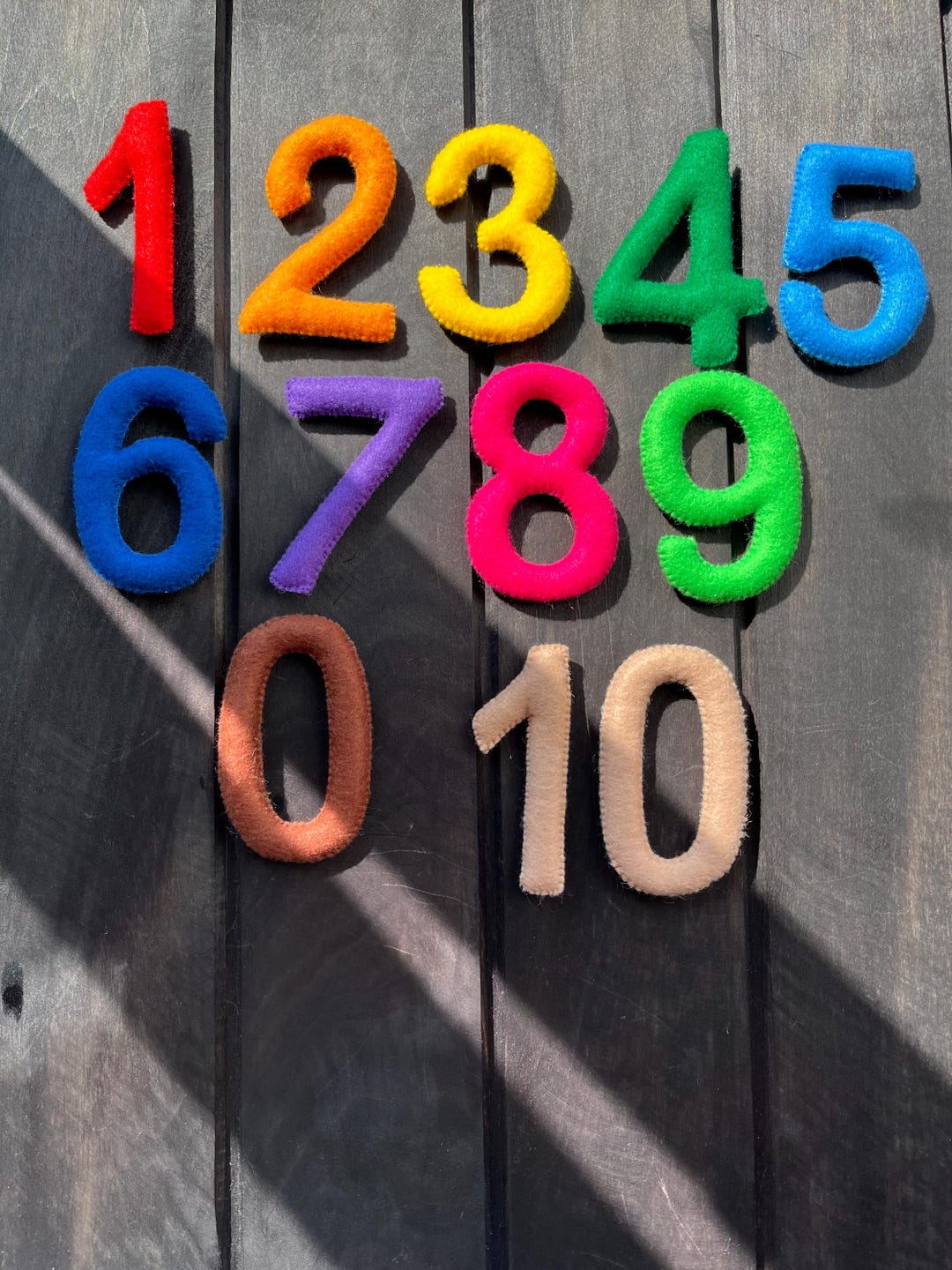 Educational Felt Numbers Toy - Colorful Math Game for Kids - Felt ...