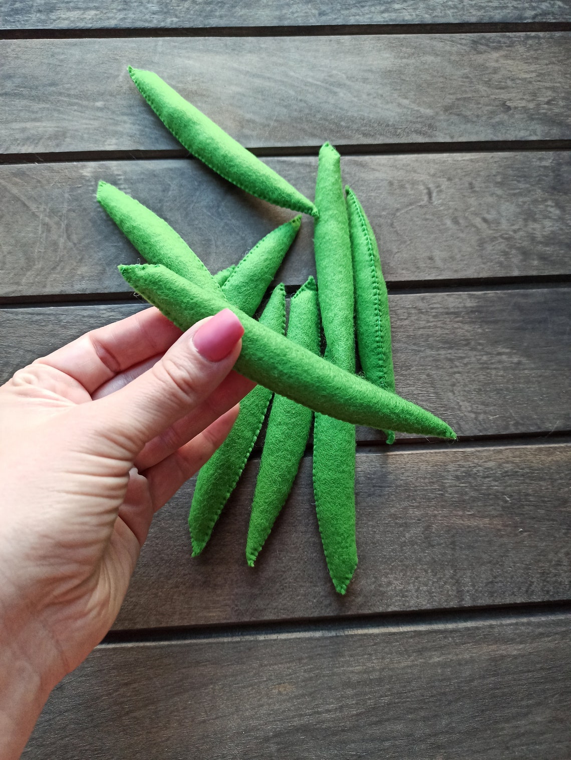 Felt Beans Play Food Set 10 Pieces for Kids Pretend Play Fun Play Food ...