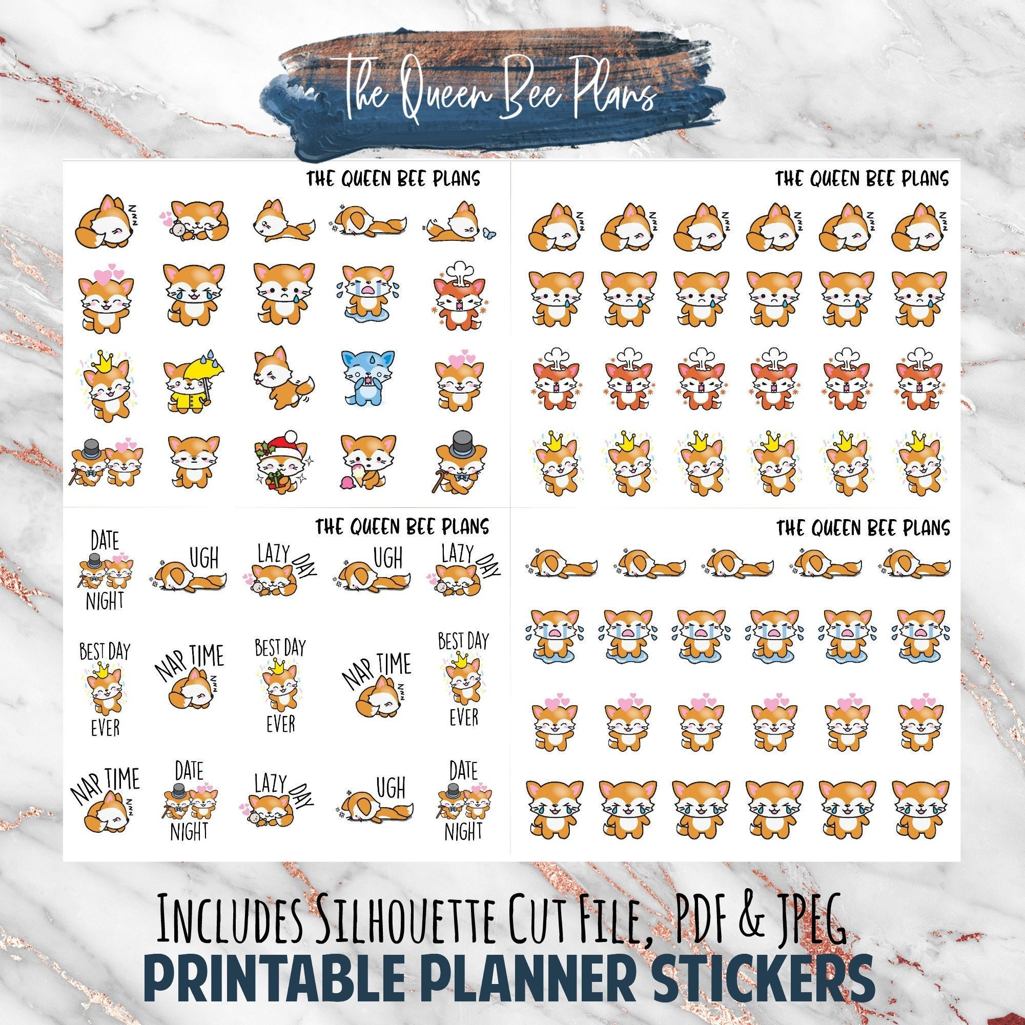 Paper & Party Supplies Paper Bujo FOIL READY Printable WEATHER Icons ...