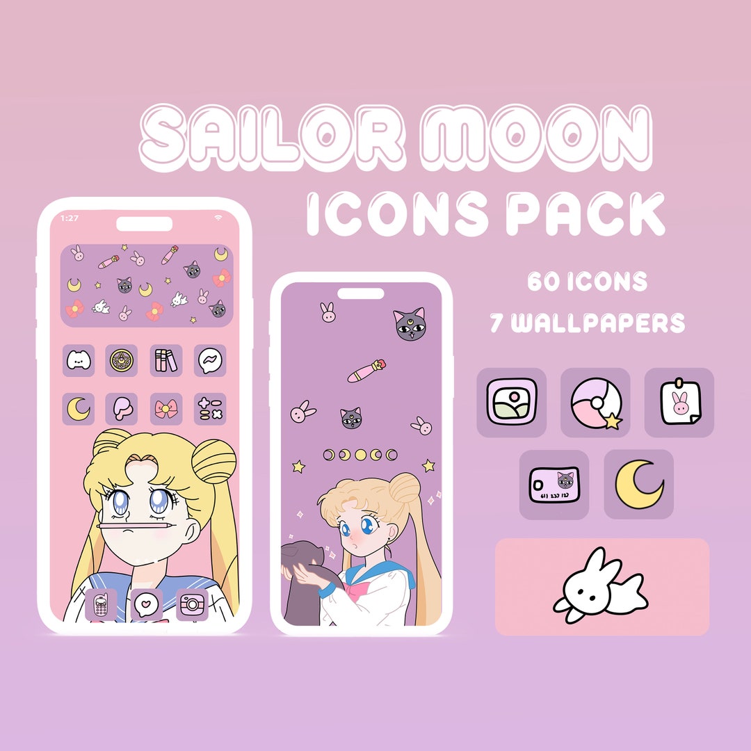 Anime IOS, Ipados and Android Icons Pack Phone Theme - Etsy