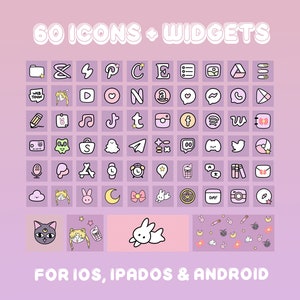 Anime IOS, Ipados and Android Icons Pack Phone Theme - Etsy