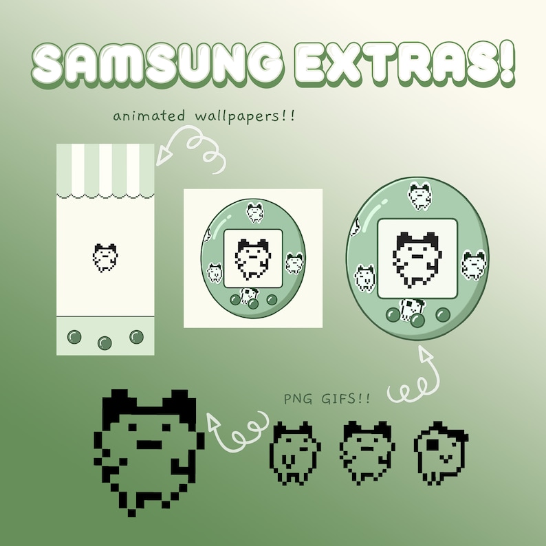 Tamagotchi IOS, Ipados and Android Icons Pack - Etsy