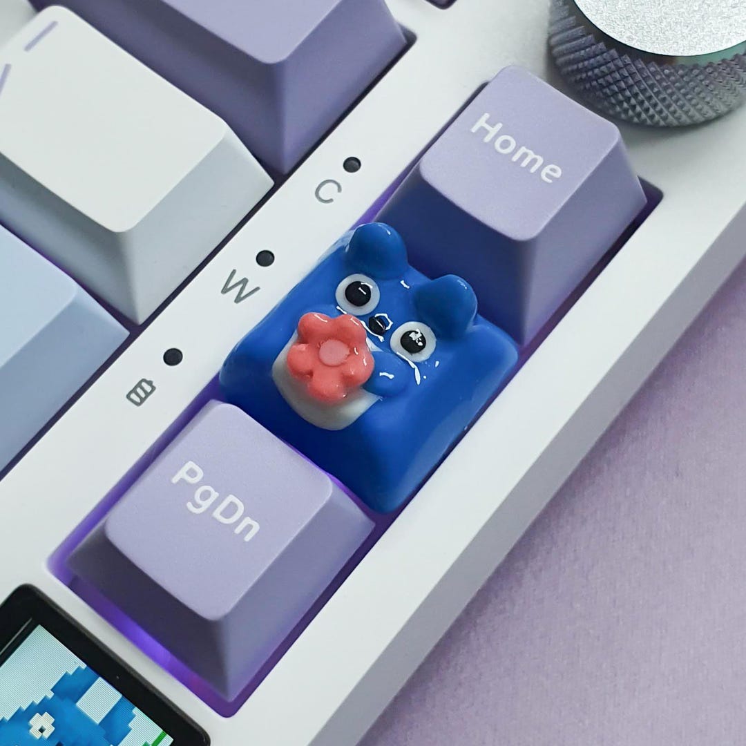 Blue Chibi Handmade Artisan Keycap | Anime Keycap | XDA PBT ...
