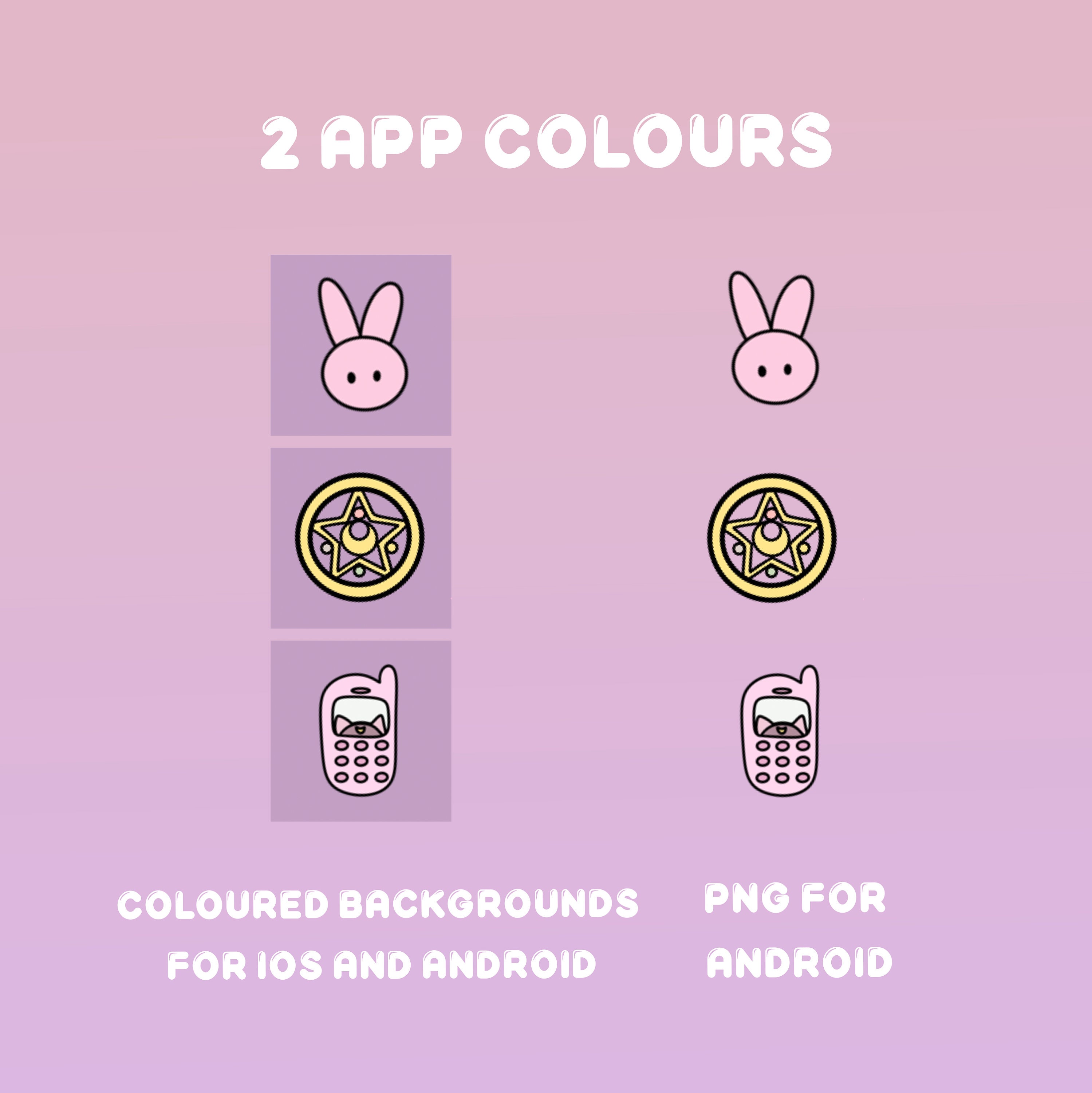 Anime IOS, Ipados and Android Icons Pack - Etsy