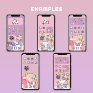 Anime IOS, Ipados and Android Icons Pack Phone Theme - Etsy