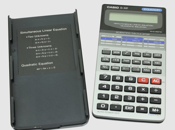 Vintage CASIO fx-500 scientific calculator Toys Learning & School Toys ... Vintage CASIO fx-500 scientific calculator Toys Learning & School Toys ...
