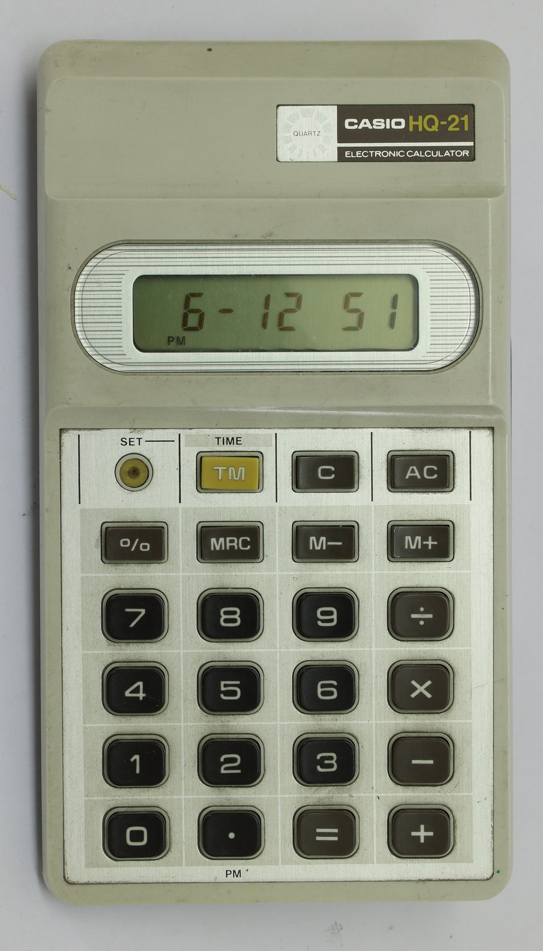 Vintage CASIO HQ-21 Calculator - Etsy