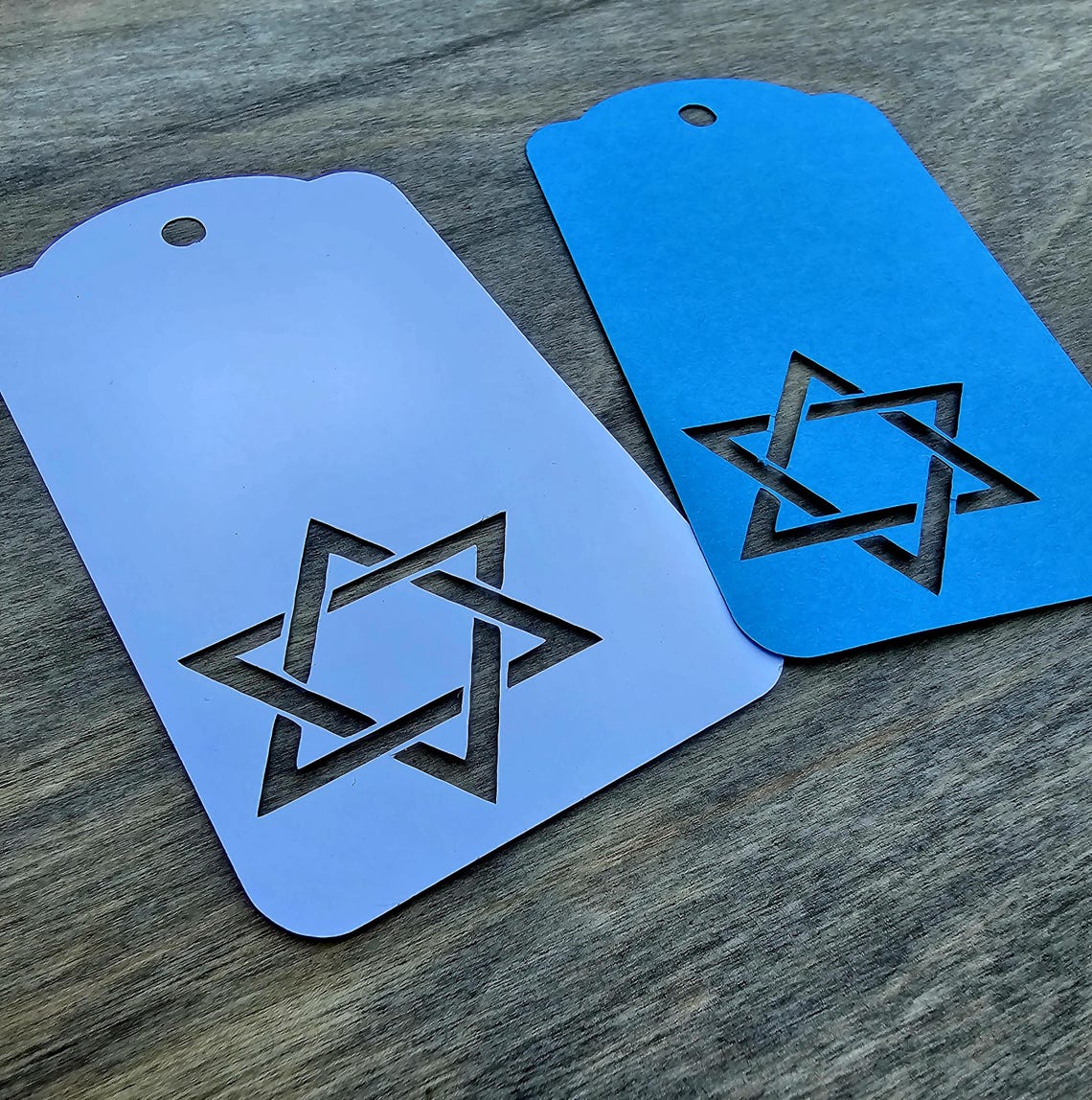 Hanukkah Gift Tags | Chanukah Gift Tags | Blue and White | Menorah Gift ...