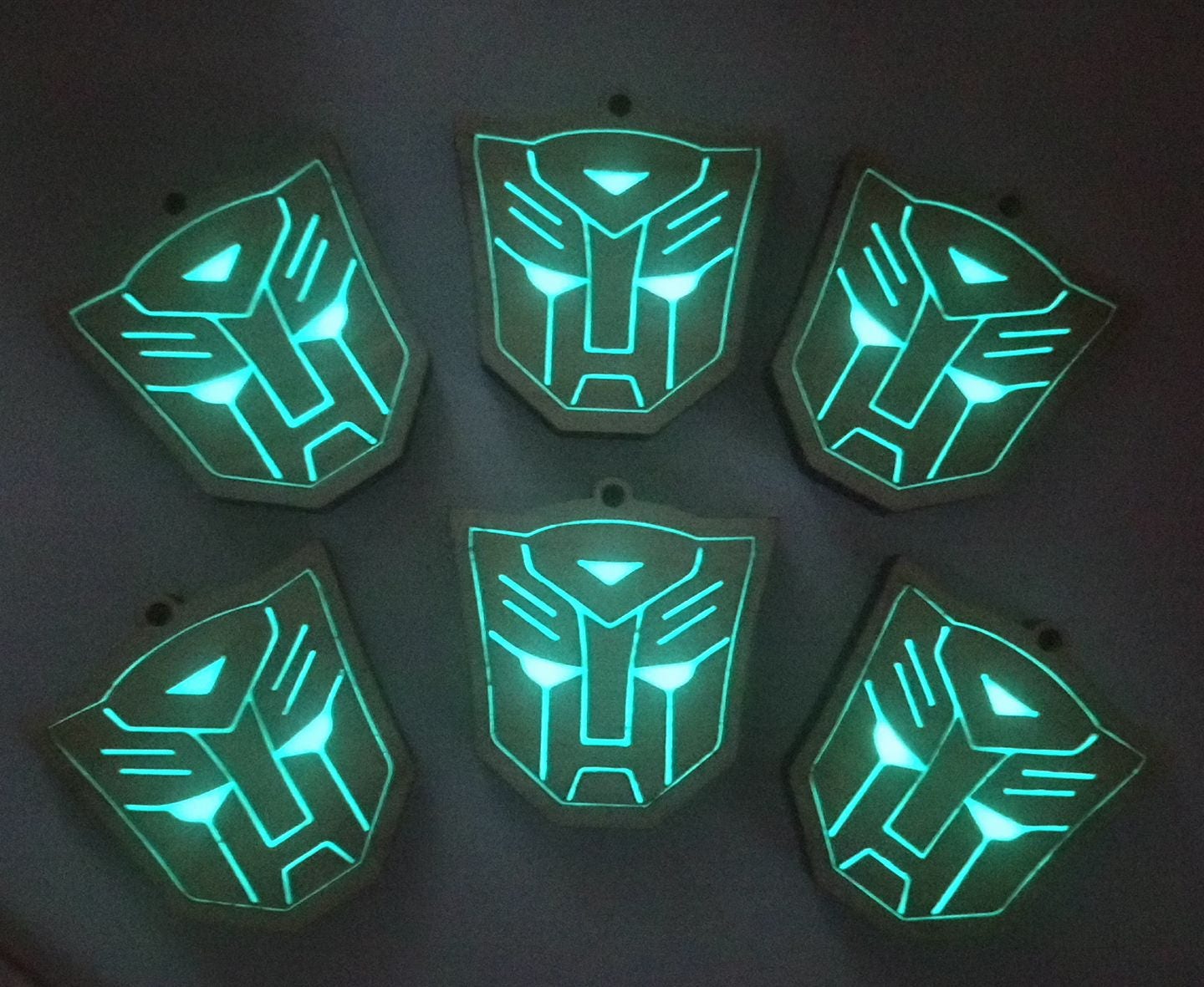 Transformer Autobot Glowing Pendant - Etsy