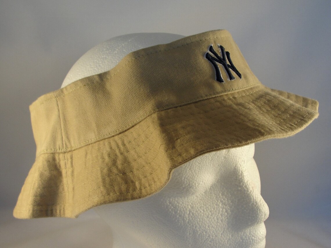 New York Yankees MLB Vintage Crownless Bucket Hat Annco Size - Etsy