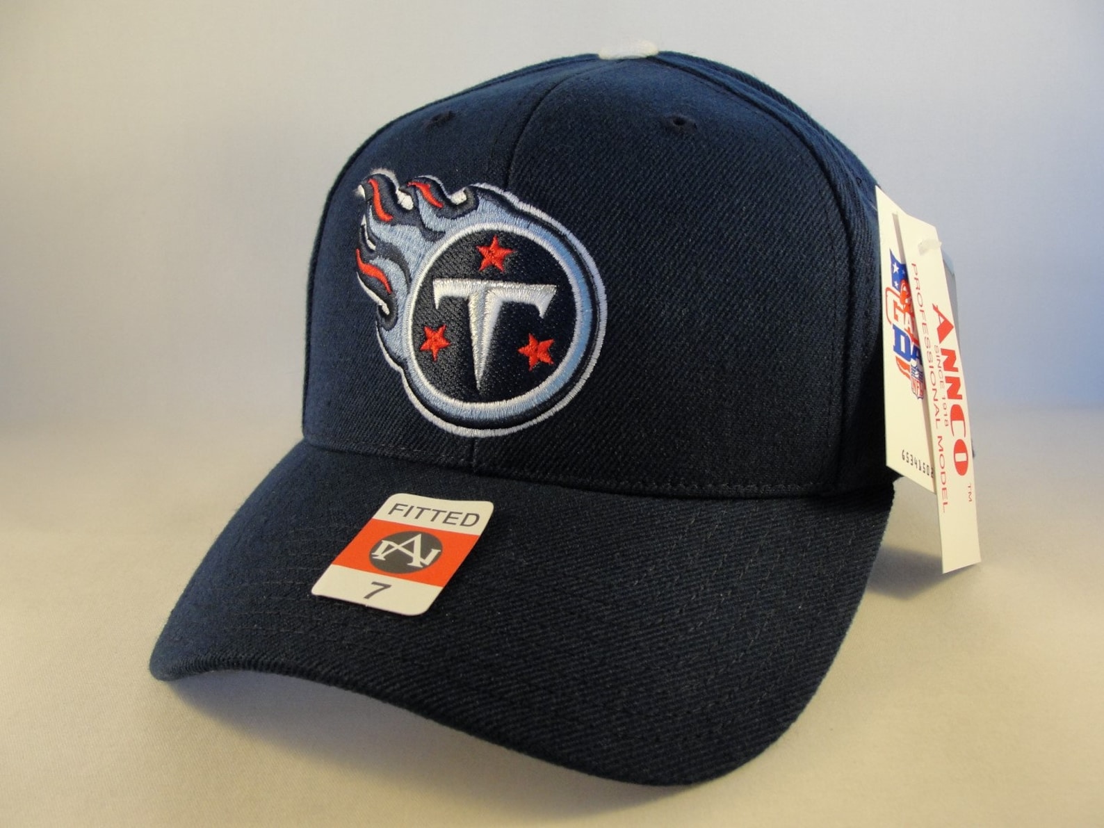 Tennessee Titans NFL Vintage Fitted Hat Cap Size 7 Navy Annco - Etsy