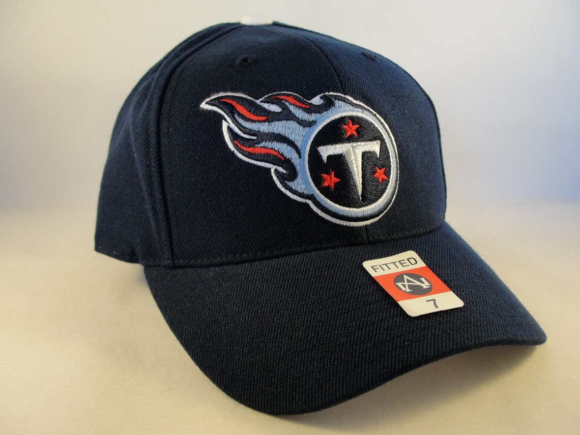 Tennessee Titans NFL Vintage Fitted Hat Cap Size 7 Navy Annco - Etsy