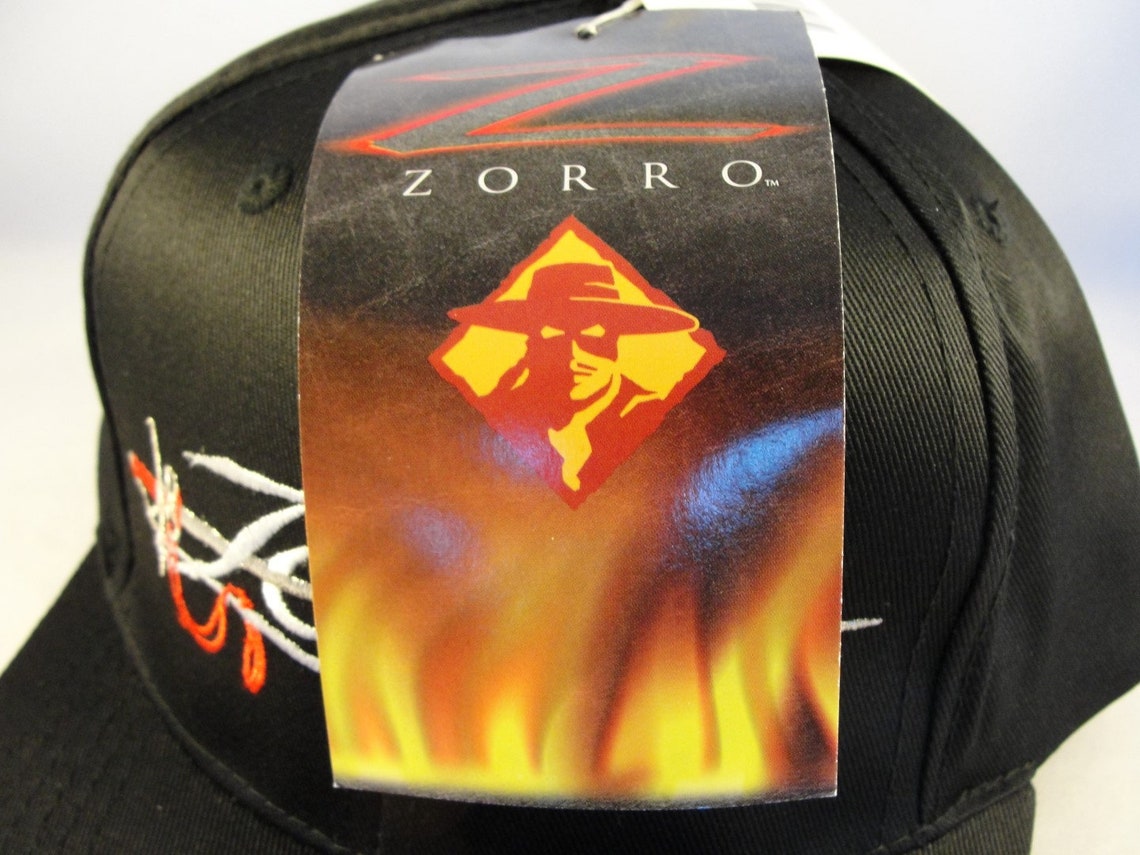 Kids Youth Size Zorro Vintage Snapback Hat Cap Black New With | Etsy