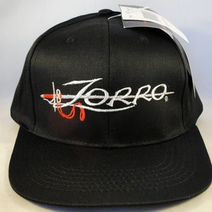 Kids Youth Size Zorro Vintage Snapback Hat Cap Black New With Tags - Etsy