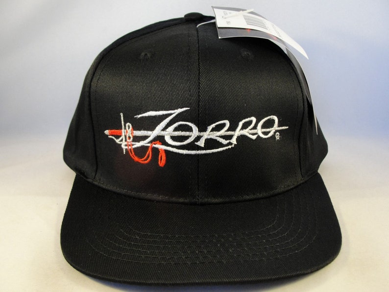 Kids Youth Size Zorro Vintage Snapback Hat Cap Black New With | Etsy