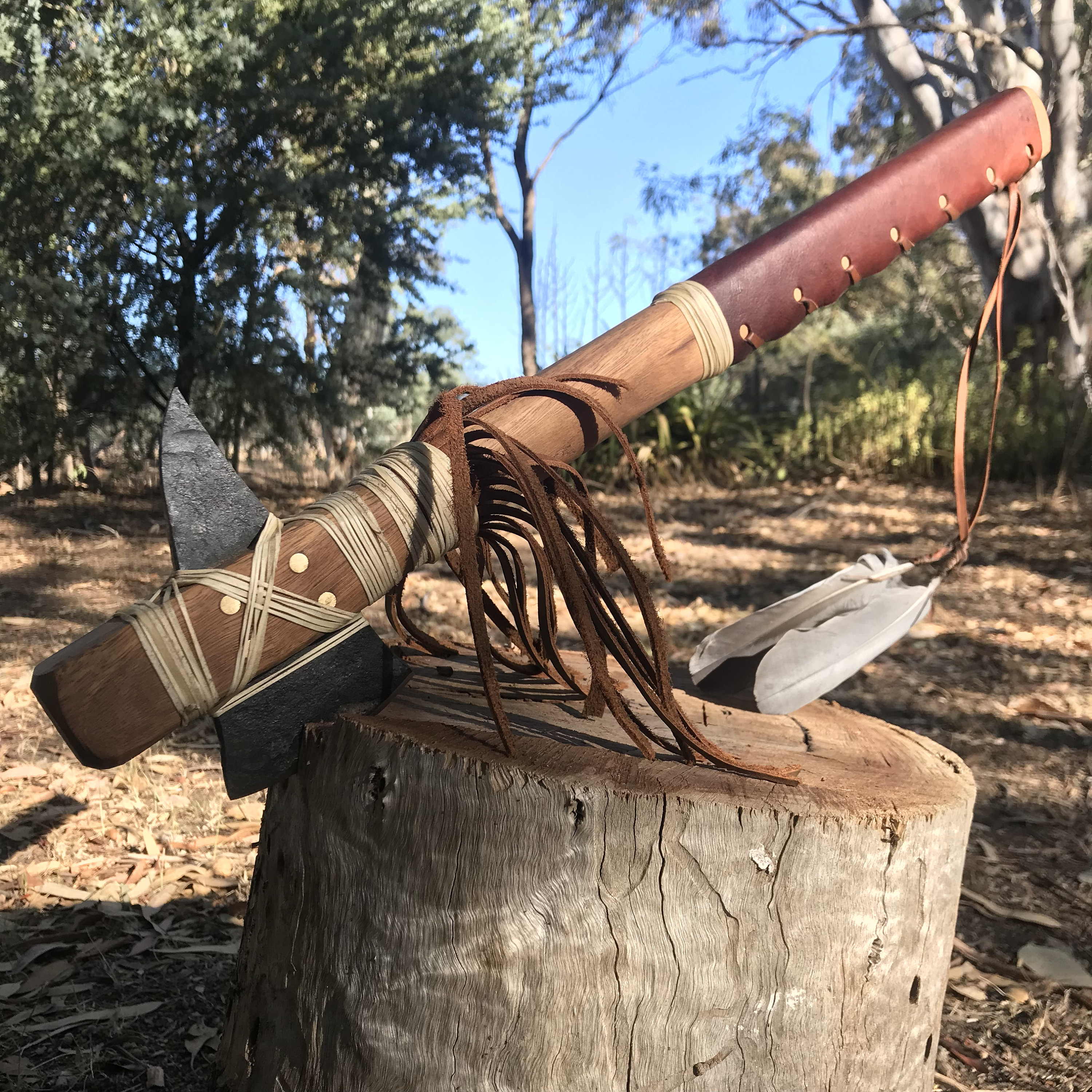 Hand Forged Rustic Primitive Tomahawk - Etsy